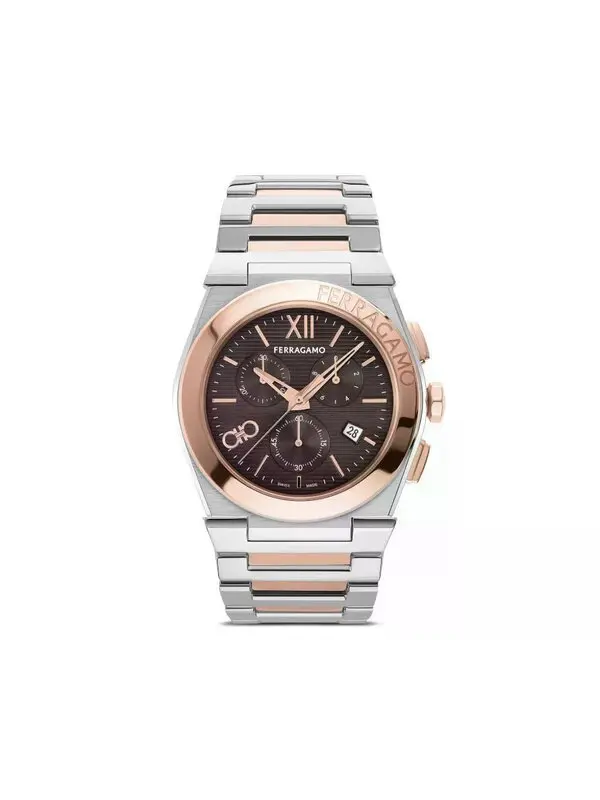 FERRAGAMO Vega Chronograph 42mm - Brown