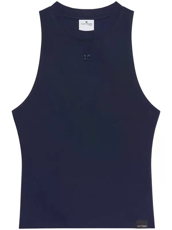 COURREGES Appliqué Tank Top