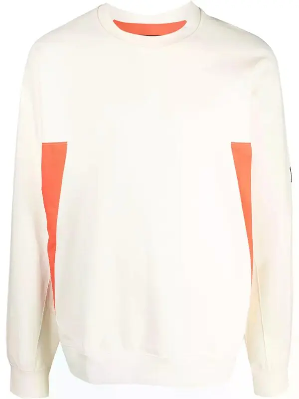 Y3 Logo-patch Crew-neck Sweatshirt - Neutrals