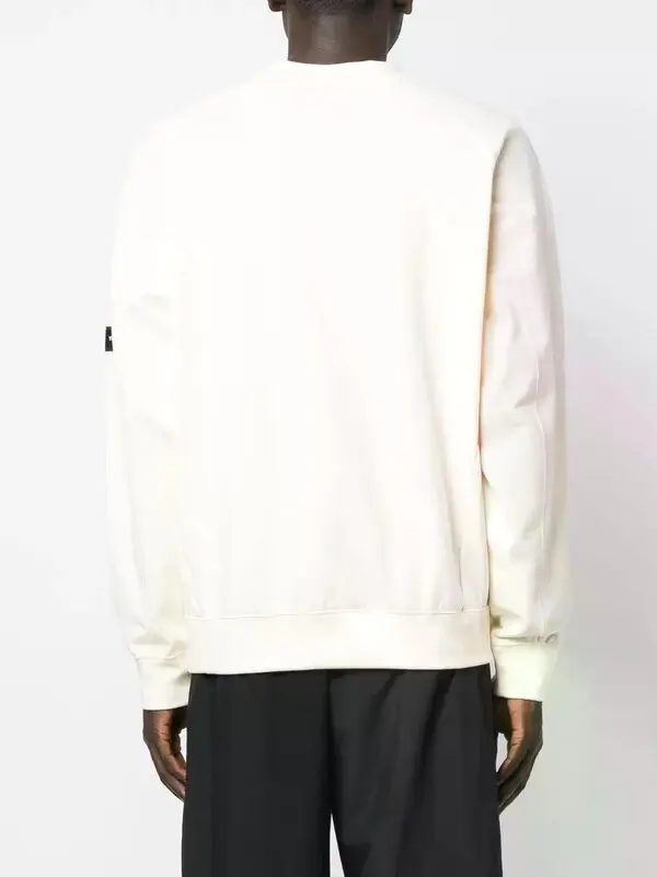 Y3 Logo-patch Crew-neck Sweatshirt