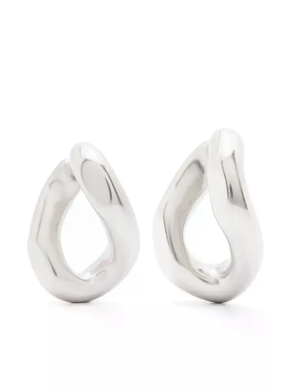PANCONESI Catena Double Ear Cuff - Silver