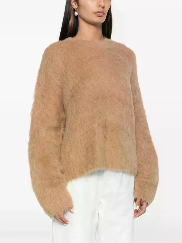 TOTEME Brushed-finish Alpaca Wool-blend Sweater