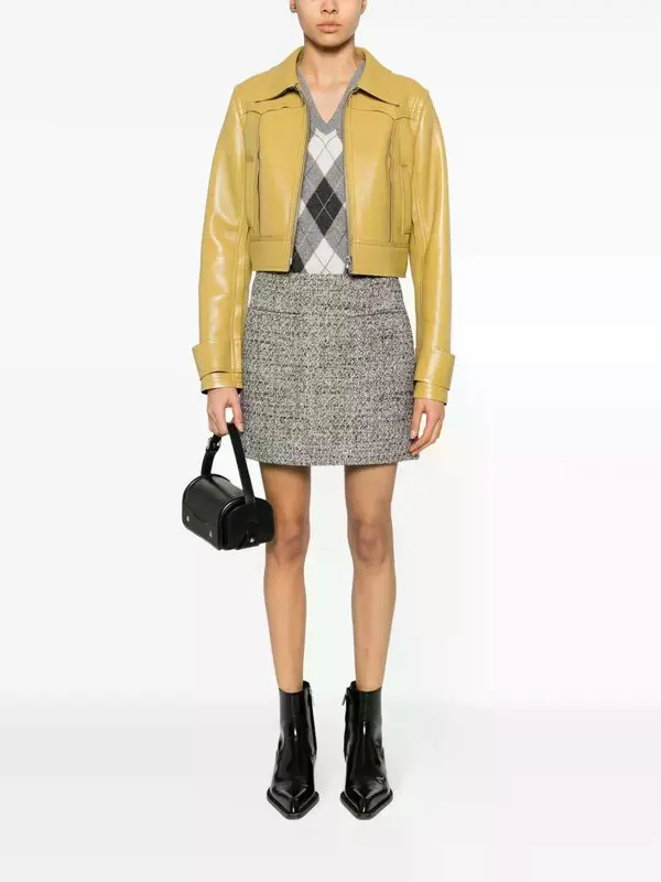 GOLDEN GOOSE Bouclé Mini Skirt