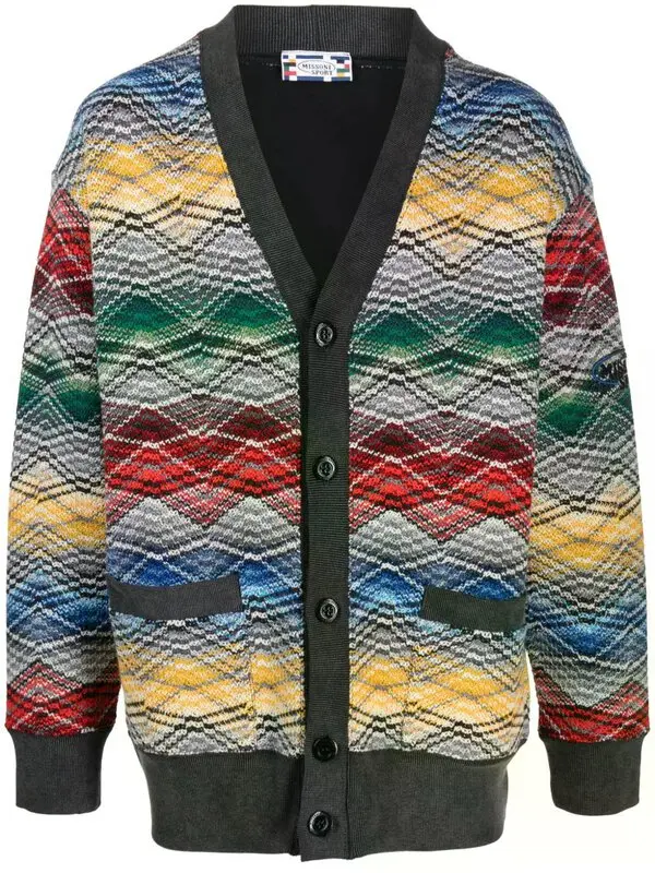 Missoni Zigzag V-neck Cardigan