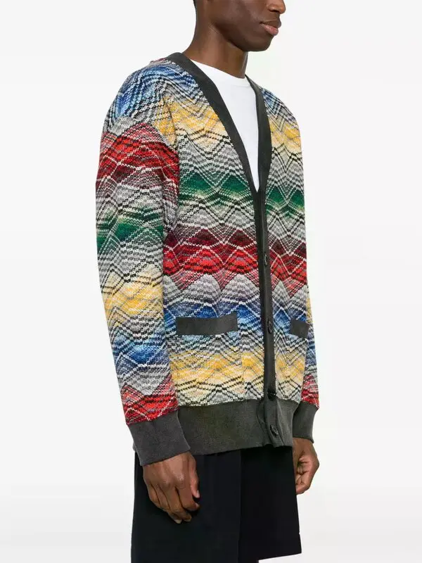 Missoni Zigzag V-neck Cardigan