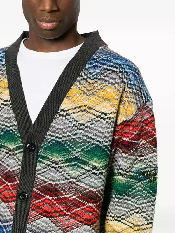 Missoni Zigzag V-neck Cardigan