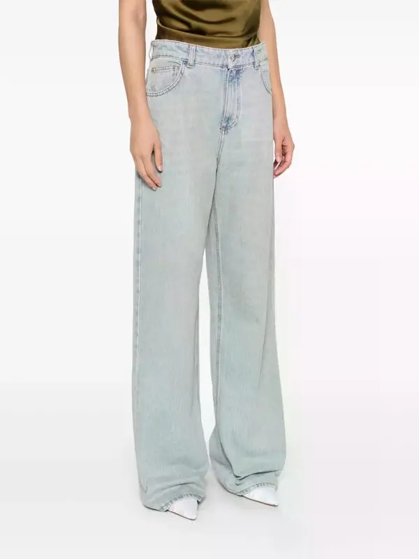 Blumarine Logo-embroidered Jeans