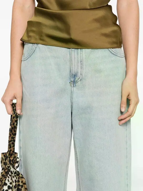 Blumarine Logo-embroidered Jeans