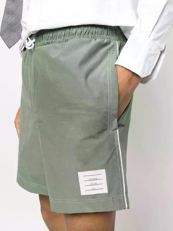 Thom Browne Grosgrain-tab Track Shorts