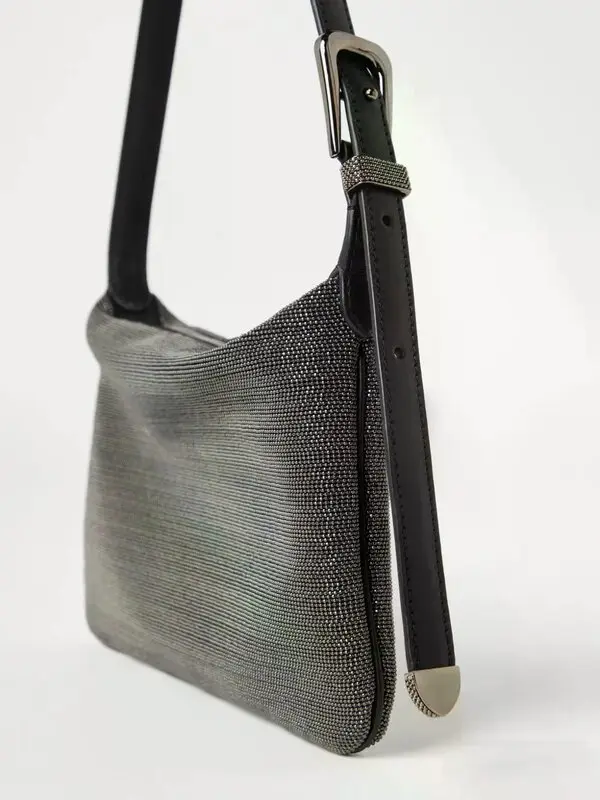Brunello Cucinelli Studded Shoulder Bag