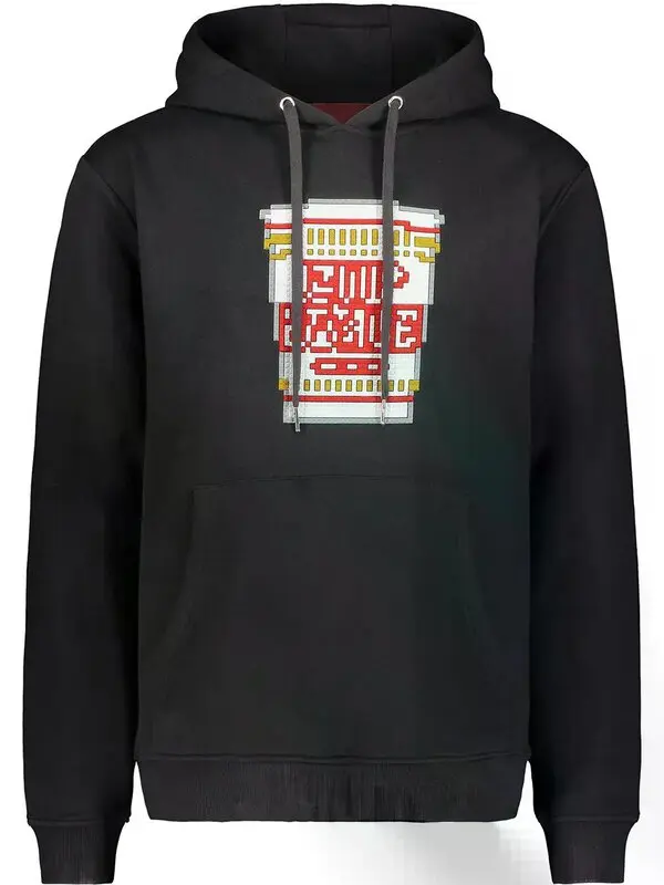 MOSTLY HEARD RARELY SEEN 8-BIT Graphic Print Hoodie - Black