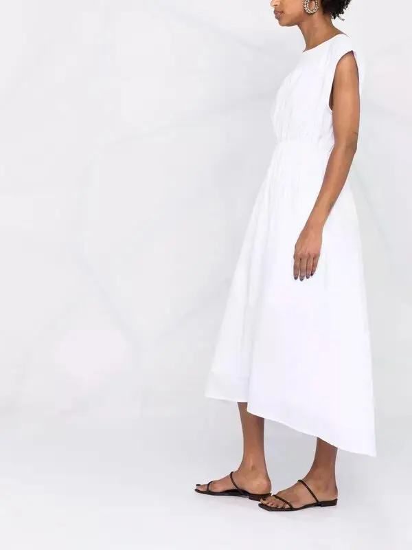 TOTEME Asymmetric Midi Dress