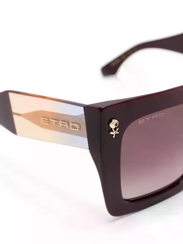 Etro Square-frame Sunglasses - Brown