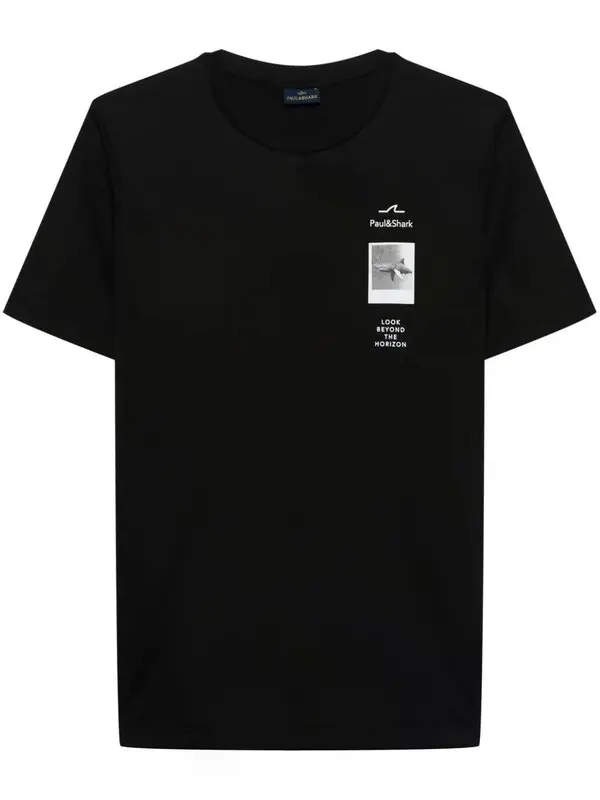 Paul & Shark Logo-print Cotton T-shirt