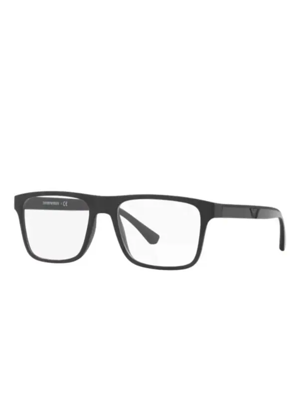 Emporio Armani Square-frame Glasses - Black