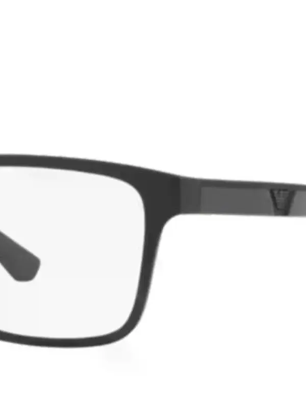 Emporio Armani Square-frame Glasses - Black