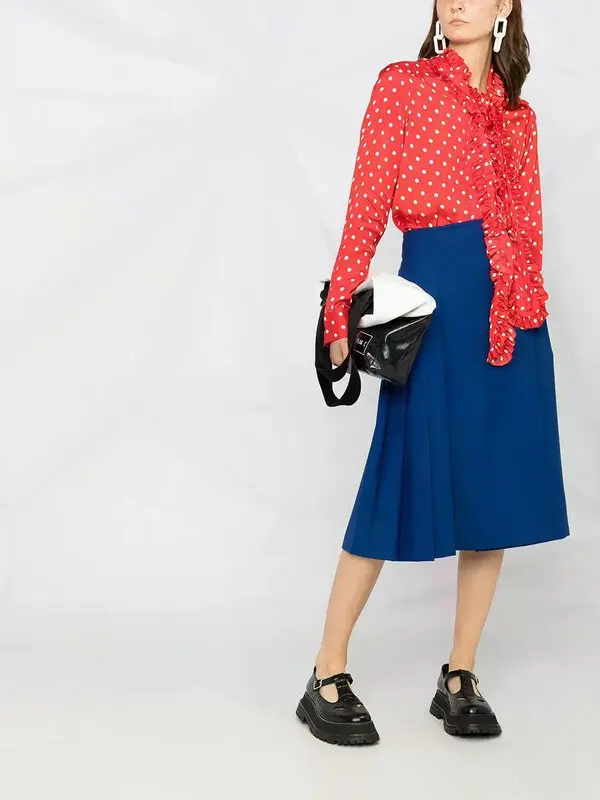 Plan C Polka Dot-print Blouse