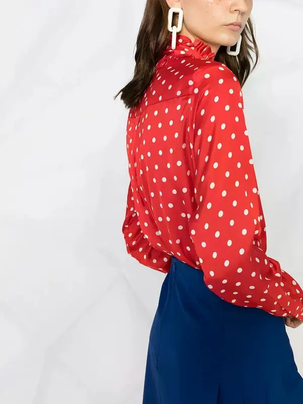Plan C Polka Dot-print Blouse