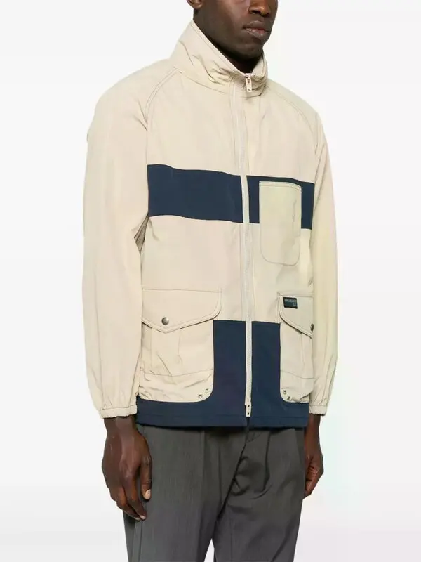 FAY Colour-block Jacket - Neutrals