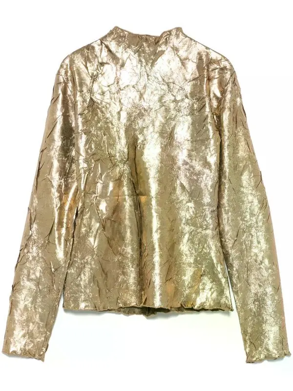 GANNI Crinkled Top