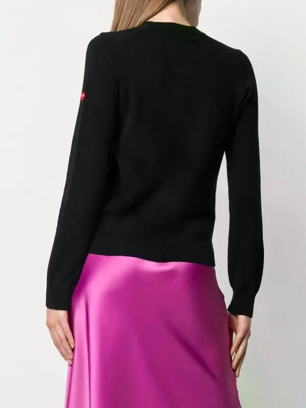 Play Comme Des Garcon Classic Knit Sweater