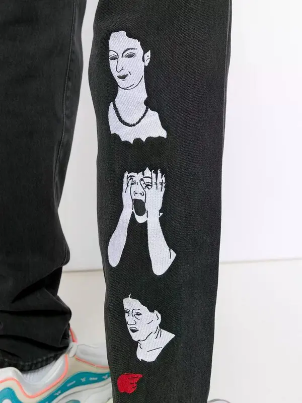 COUNTY OF MILAN More And More' Printed Cotton Blend Trousers
