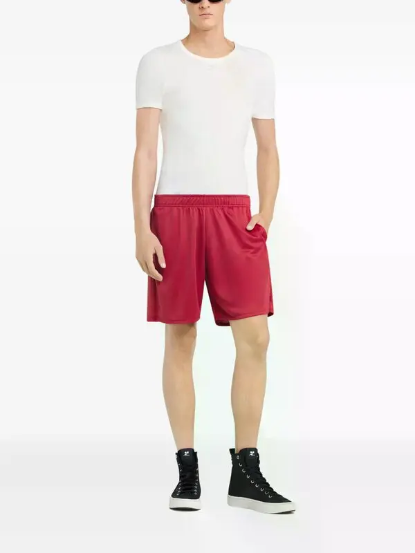 COURREGES Logo-patch Shorts