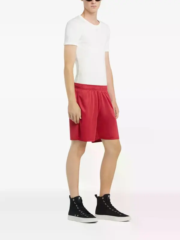 COURREGES Logo-patch Shorts
