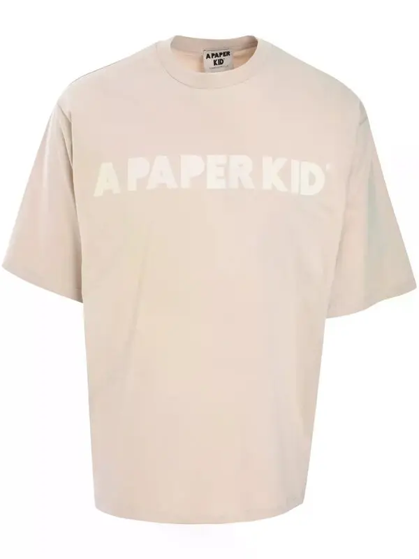 A PAPER KID Logo-print T-shirt