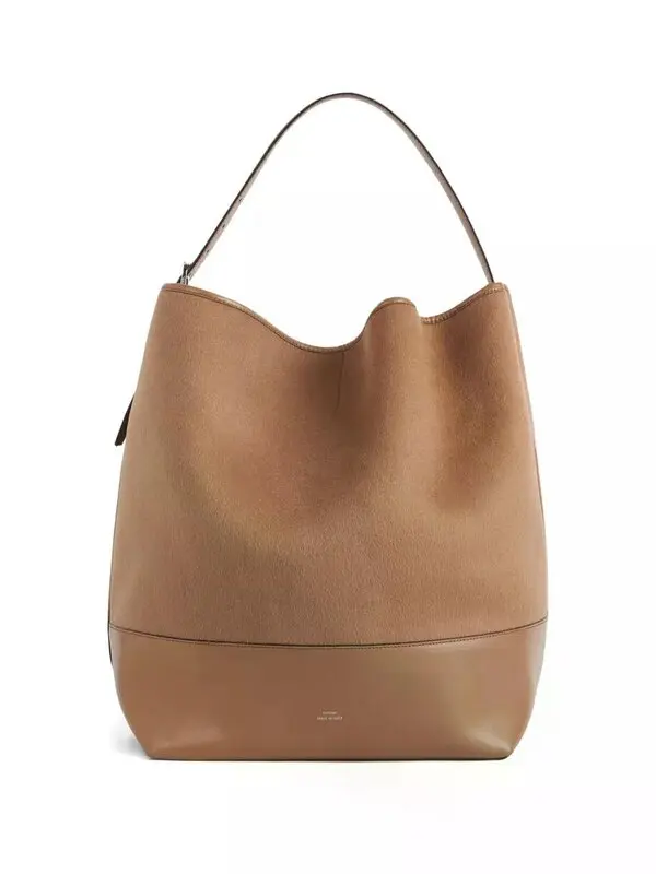 TOTEME Belted Doublé Tote Bag - Brown