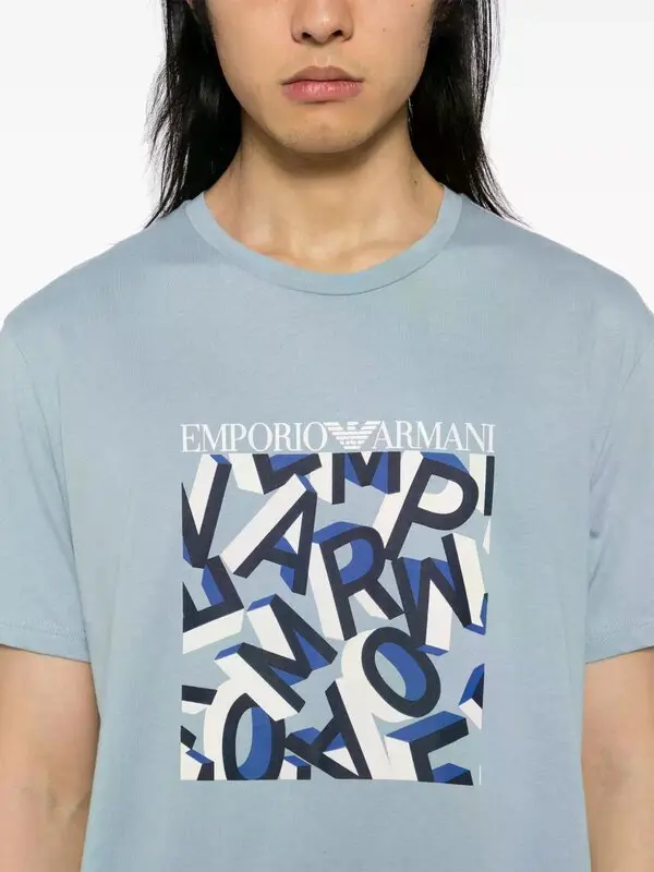 Emporio Armani Logo Print T-shirt