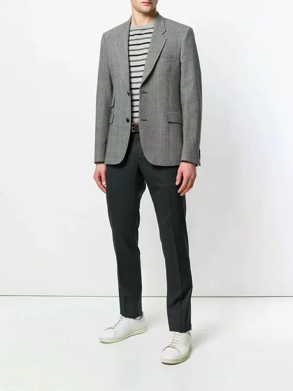Incotex Slim Fit Tailored Trousers - Grey