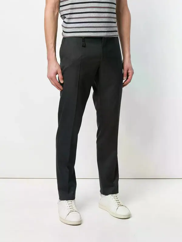 Incotex Slim Fit Tailored Trousers - Grey