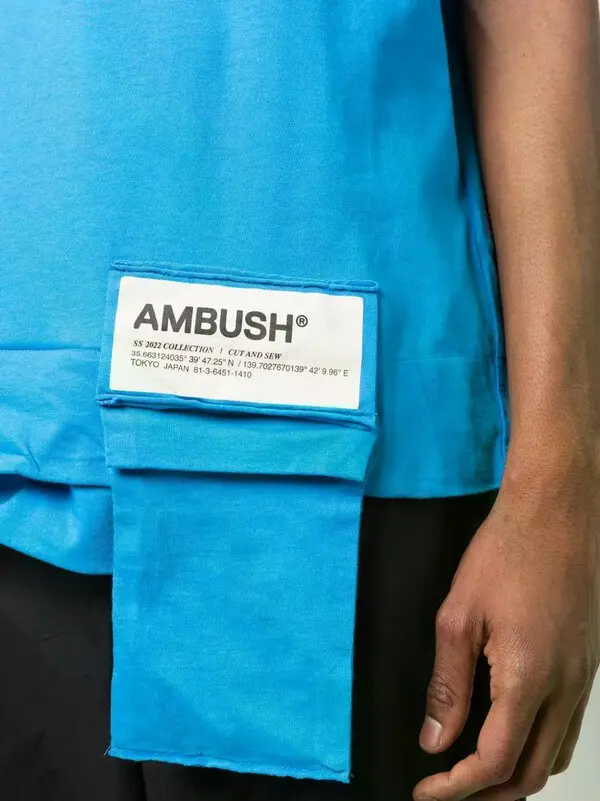 AMBUSH Waist-pocket T-shirt - Blue