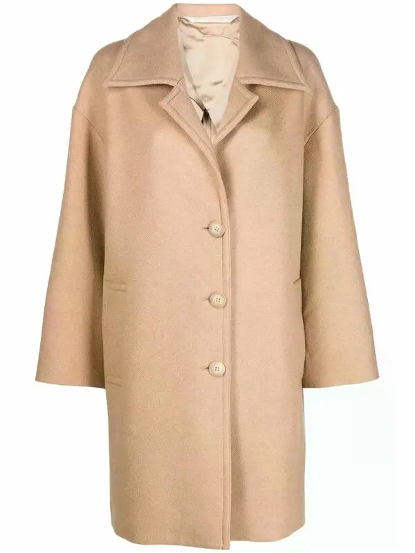 Palm Angels Oversized Logo-print Coat