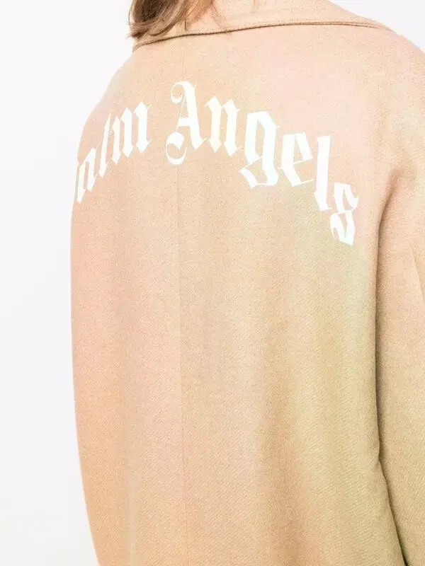 Palm Angels Oversized Logo-print Coat