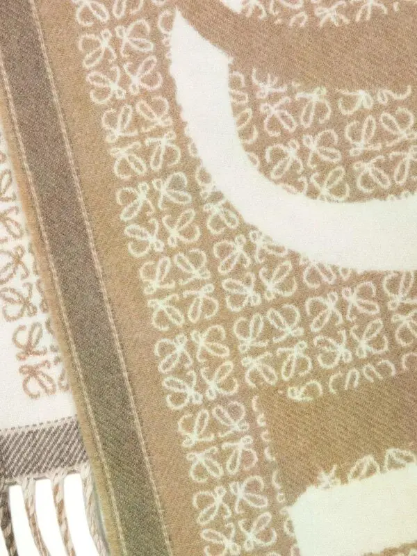 Loewe Anagram-print Logo Scarf