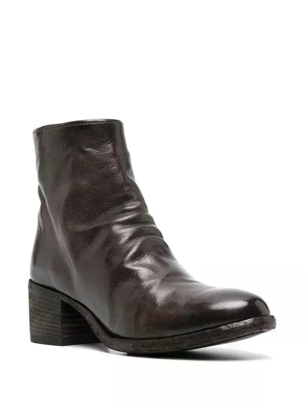 Officine Creative Denner Block-heel Leather Boots