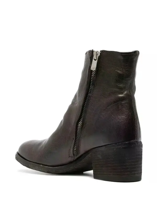Officine Creative Denner Block-heel Leather Boots