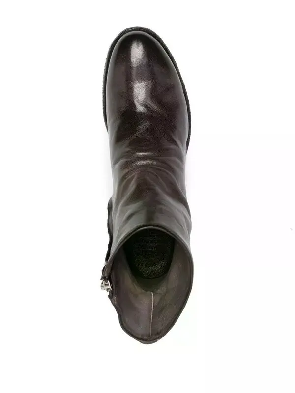 Officine Creative Denner Block-heel Leather Boots