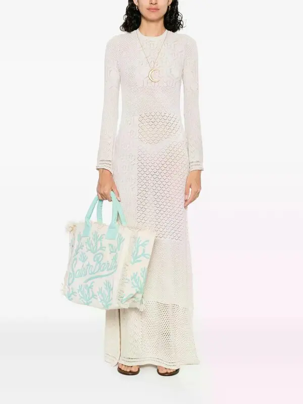 AKEP Crochet-knit Dress