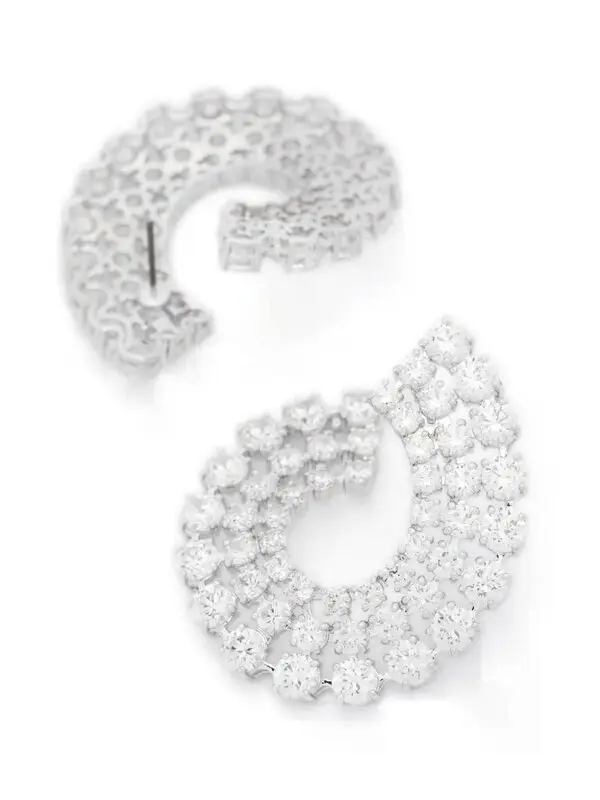 SWAROVSKI Matrix Hoop Earrings