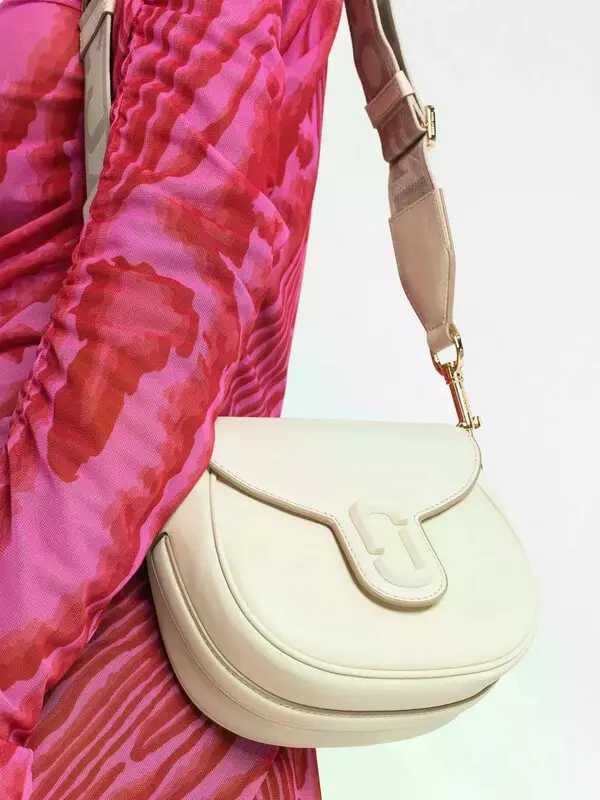 Marc Jacobs The Covered J Marc Saddle Bag - Neutrals