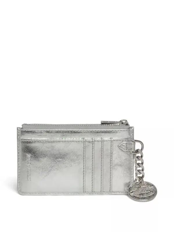 Zadig&Voltaire Sunny Metallic Card Holder - Silver