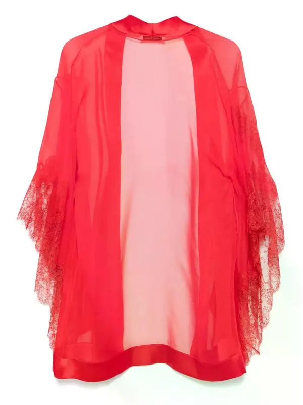 Carine Gilson Calais-caudry Lace Robe