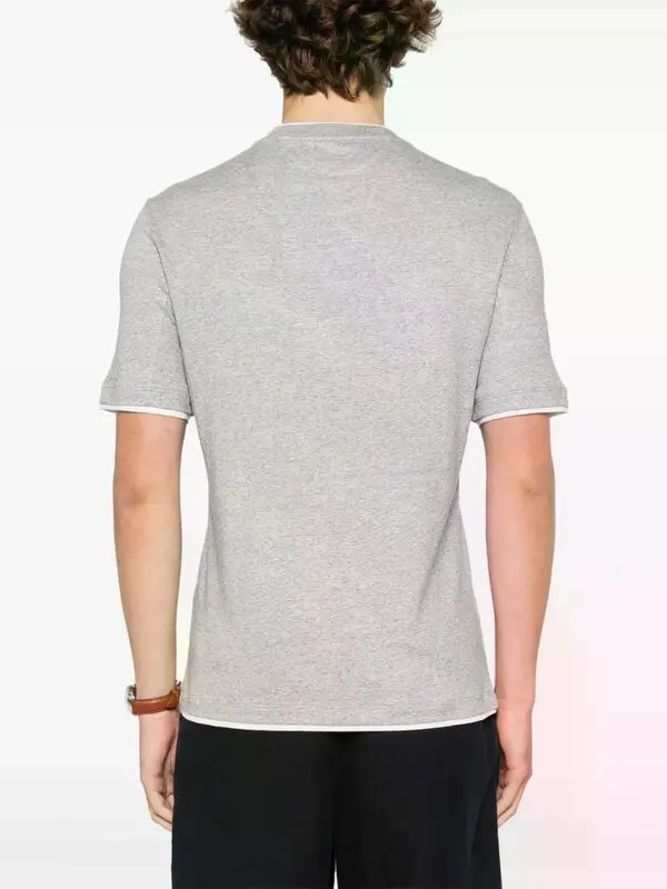 Brunello Cucinelli Mélange-effect T-shirt