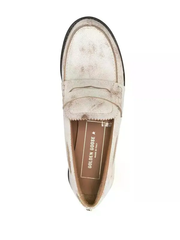 GOLDEN GOOSE Jerry Distressed Loafers