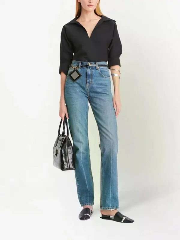 Tory Burch Mid-rise Straight-leg Jeans