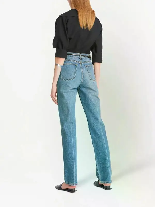 Tory Burch Mid-rise Straight-leg Jeans