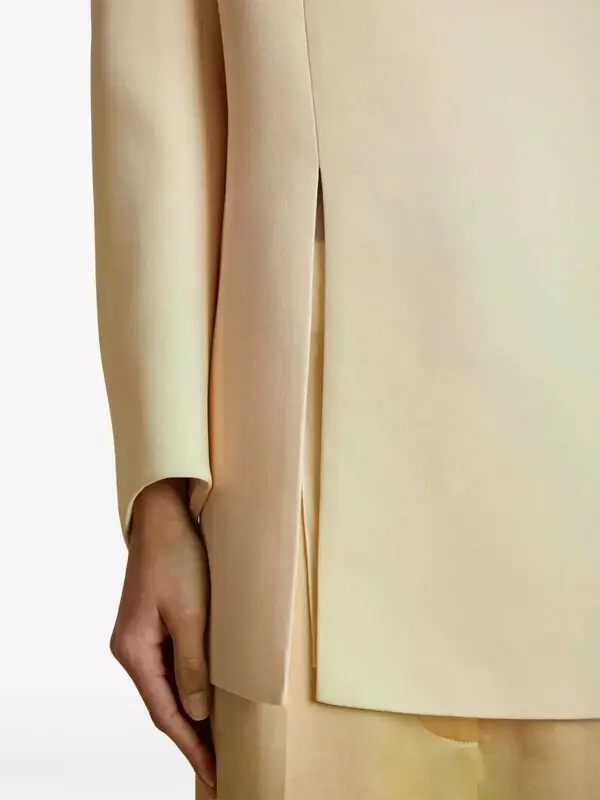 Khaite The Mahni Slit-detail Blouse